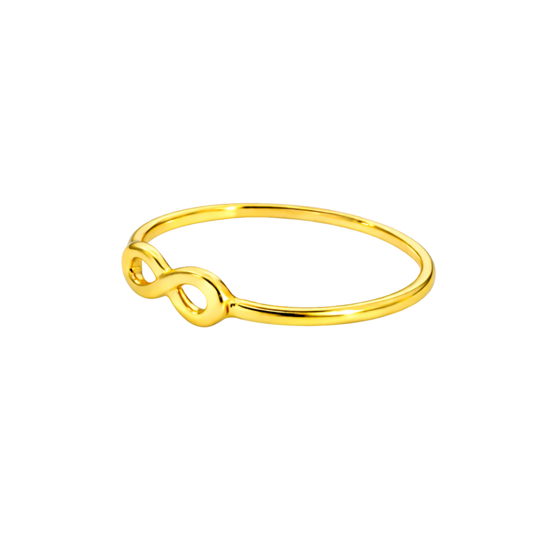 Infinity Sign Ring | 10K Yellow Gold